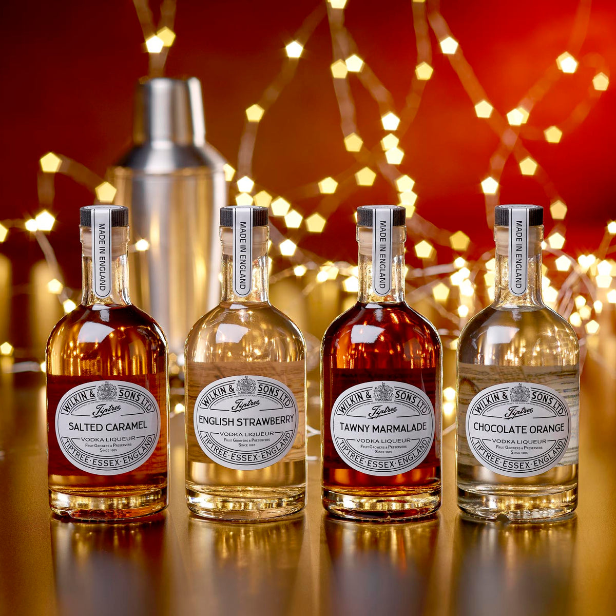 Tiptree small-batch craft English Gin, Vodka, and Rum Liqueurs