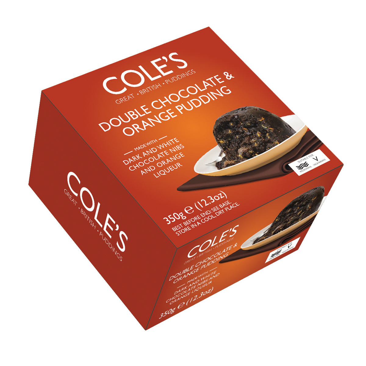Cole's Double Chocolate & Orange Pudding 350g – Tiptree