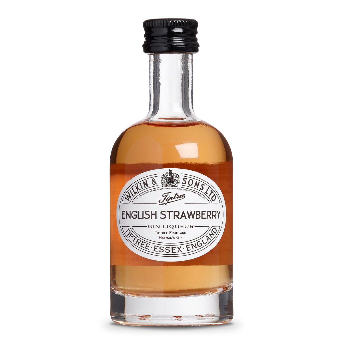 English Strawberry Gin Liqueur 5cl Miniature – Tiptree