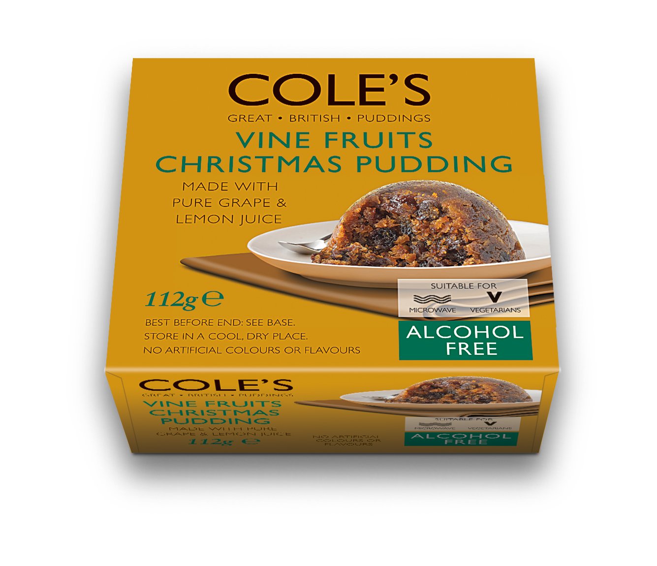 Cole's Alcohol Free Christmas Pudding 112g – Tiptree