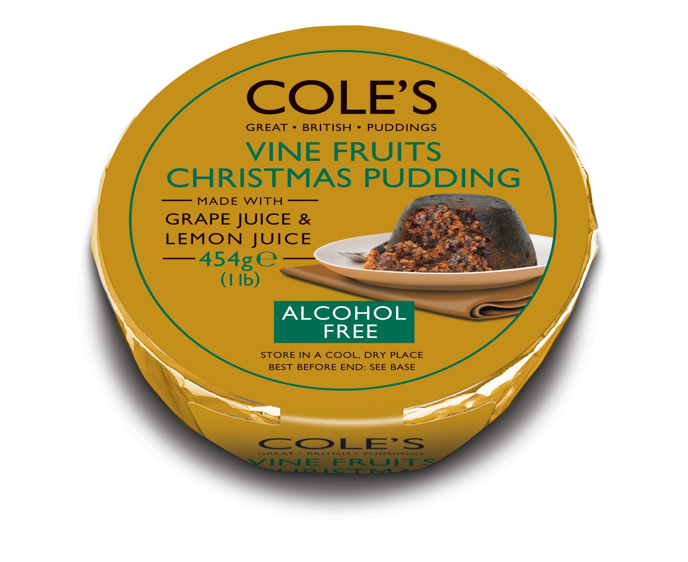 Cole's Alcohol Free Christmas Pudding 454g – Tiptree
