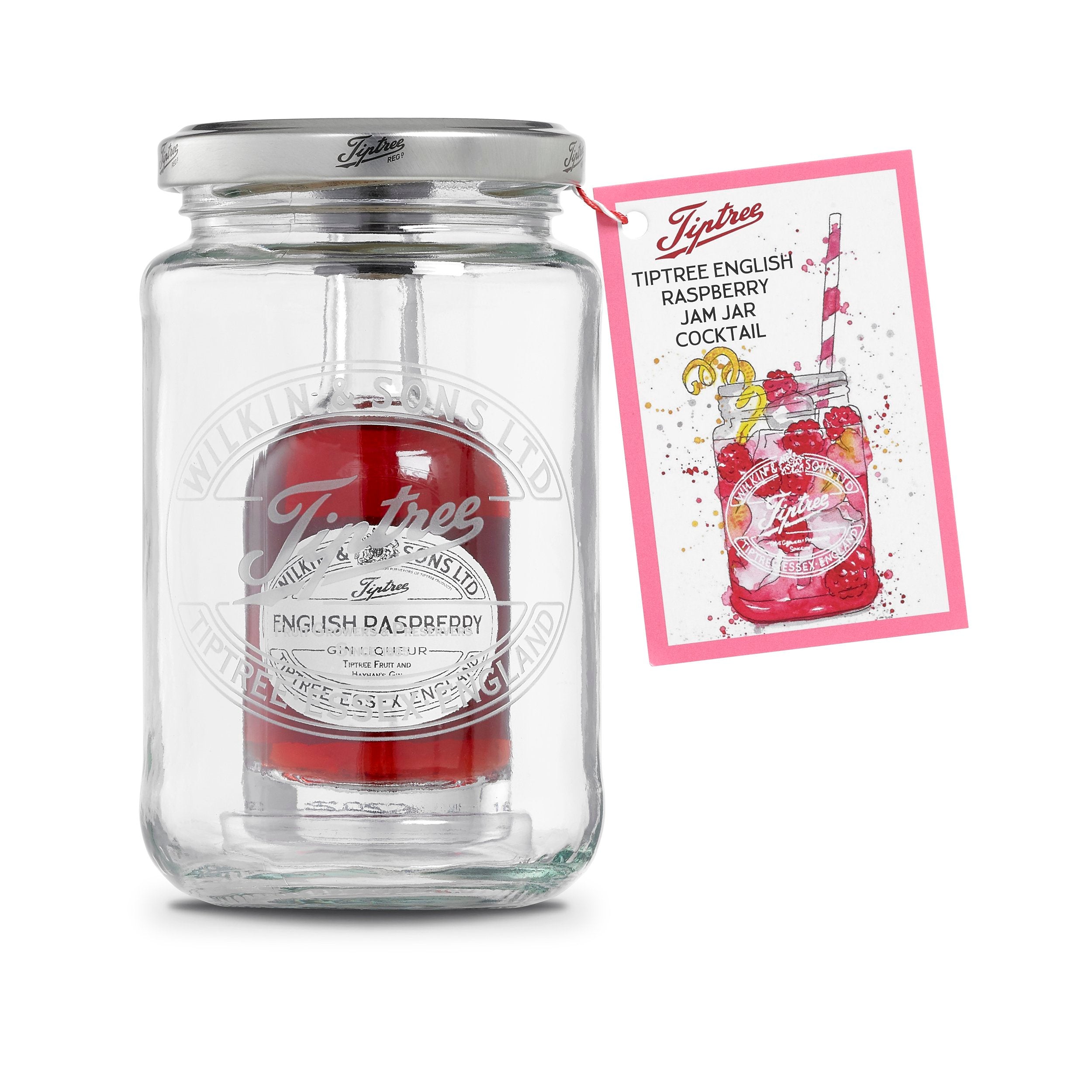 English Raspberry Gin Jam Jar Cocktail – Tiptree
