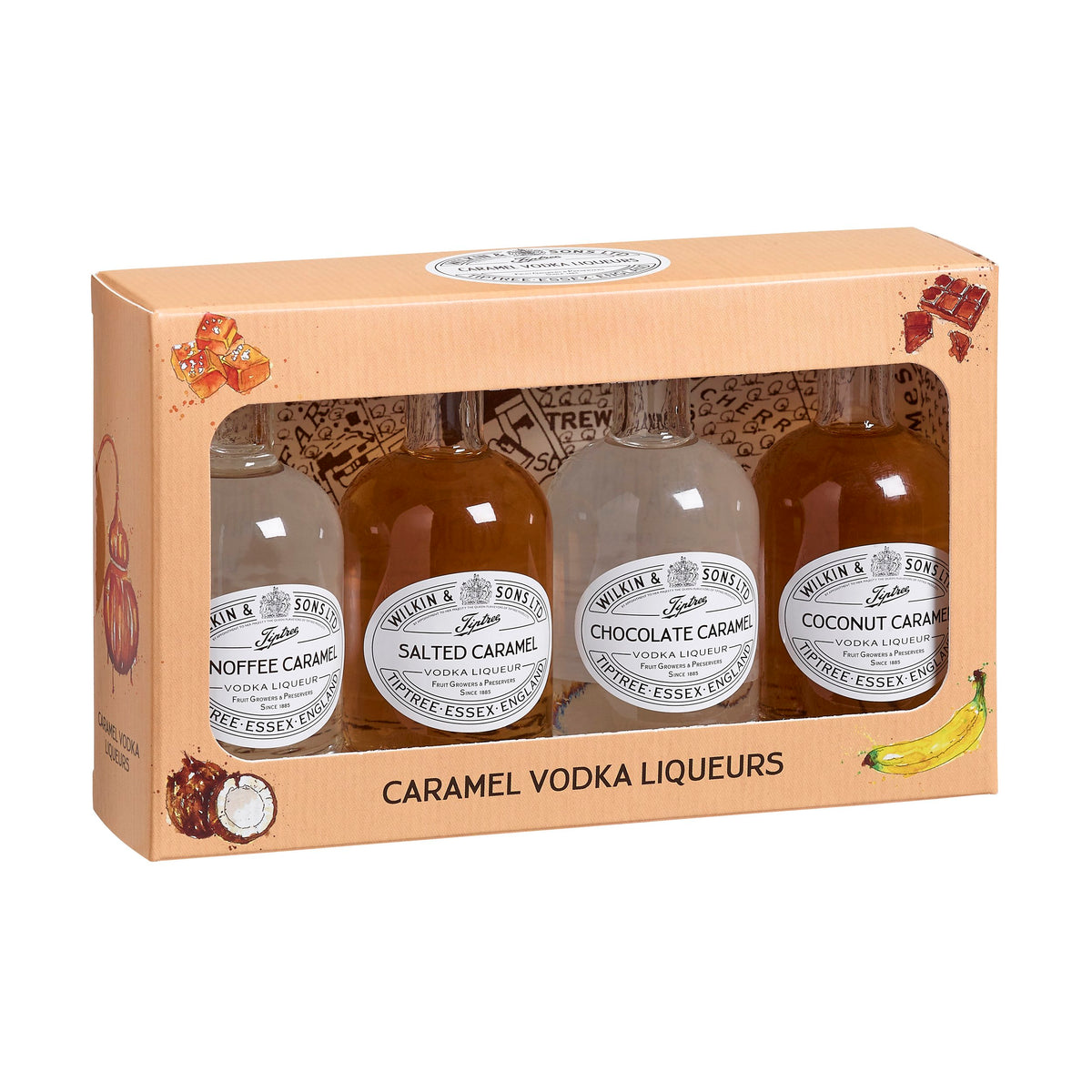 Miniature Caramel Vodka Liqueurs Box – Tiptree